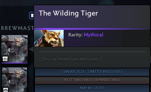 Collector Cache 2 items missing the gift option · Issue #6115 · ValveSoftware/Dota2-Gameplay ...