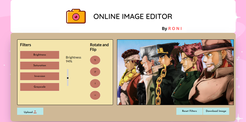 GitHub - roni-2004/Online-Image-Editor: A basic and simple Online Image Editor created using ...
