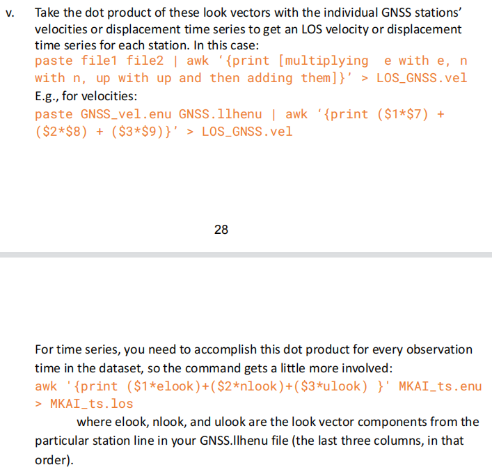 Projecting GNSS Time Series into LOS · gmtsar gmtsar · Discussion #467 ...