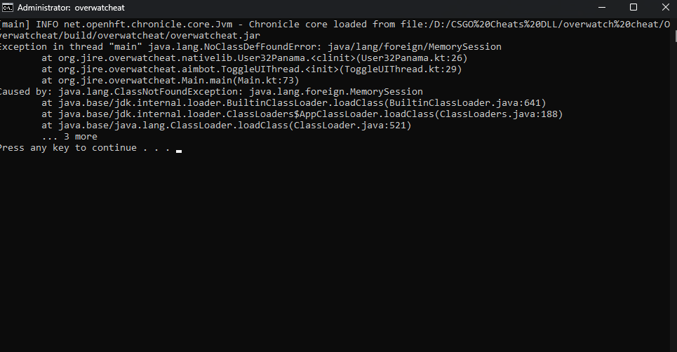 Not Sure How To Fix This Error Im Using Java Jdk 20 · Issue 295 7016
