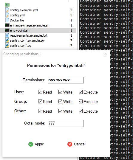 /etc/sentry/entrypoint.sh does not exist · Issue #2149 · getsentry/self-hosted · GitHub