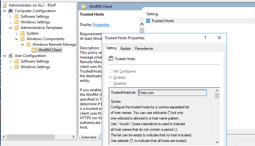 Error Trusted Host · Issue #207 · AutomatedLab/AutomatedLab · GitHub