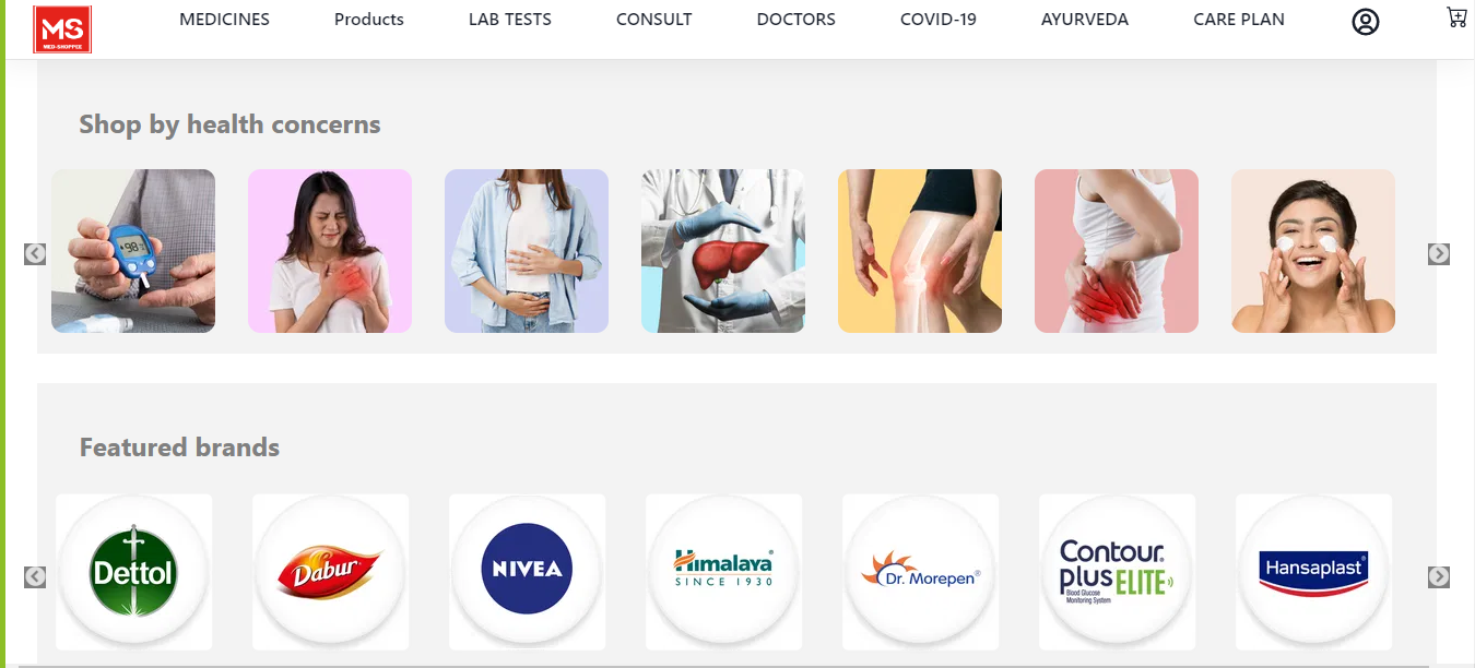 GitHub - Neelachari/Med-Shoppee: Cloning of TATA 1mg Its a web application that provides a ...