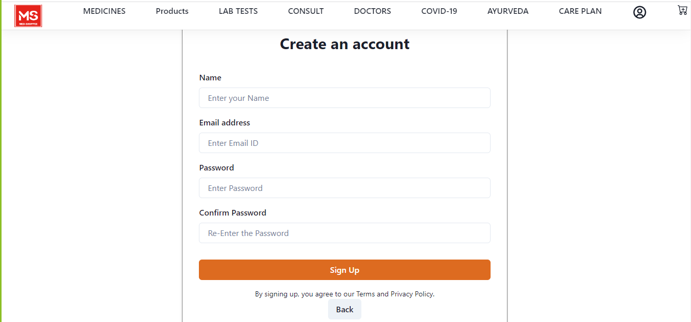 GitHub - Neelachari/Med-Shoppee: Cloning of TATA 1mg Its a web application that provides a ...