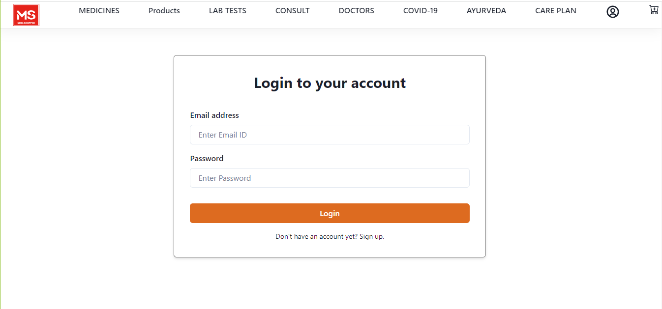 GitHub - Neelachari/Med-Shoppee: Cloning of TATA 1mg Its a web application that provides a ...