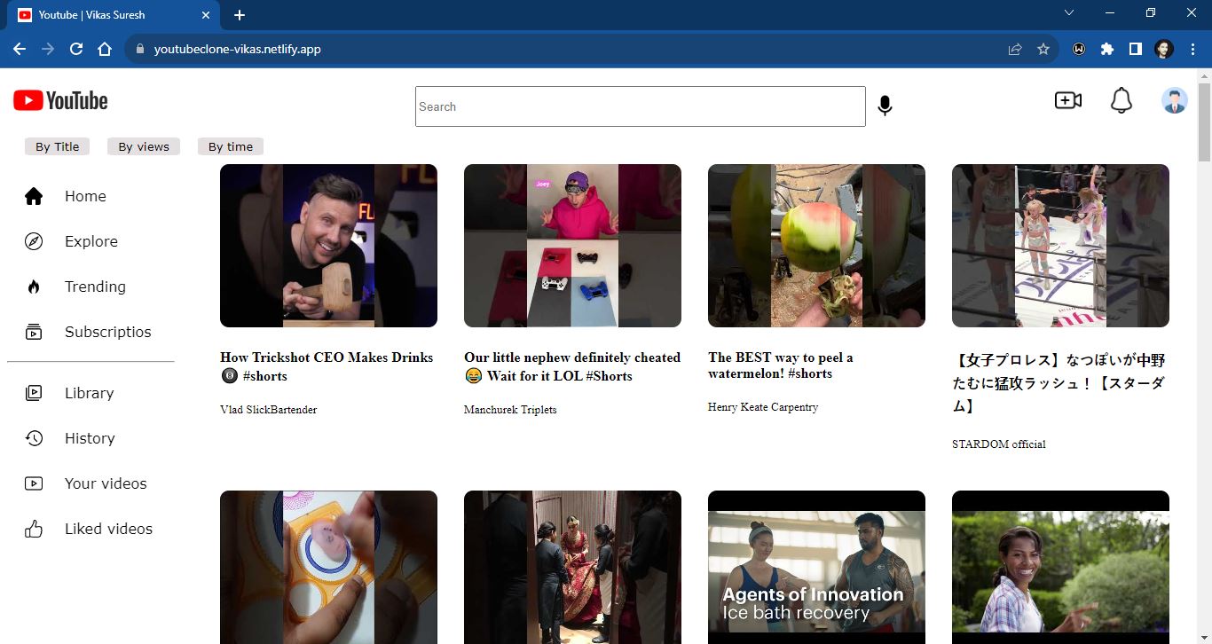 Vikas Suresh Portfolio