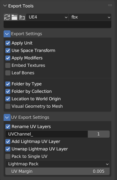 GitHub - Mainman002/TMG_Export_Tools: A Blender 2.9x / 3.5x addon for batch exporting fbx, obj ...