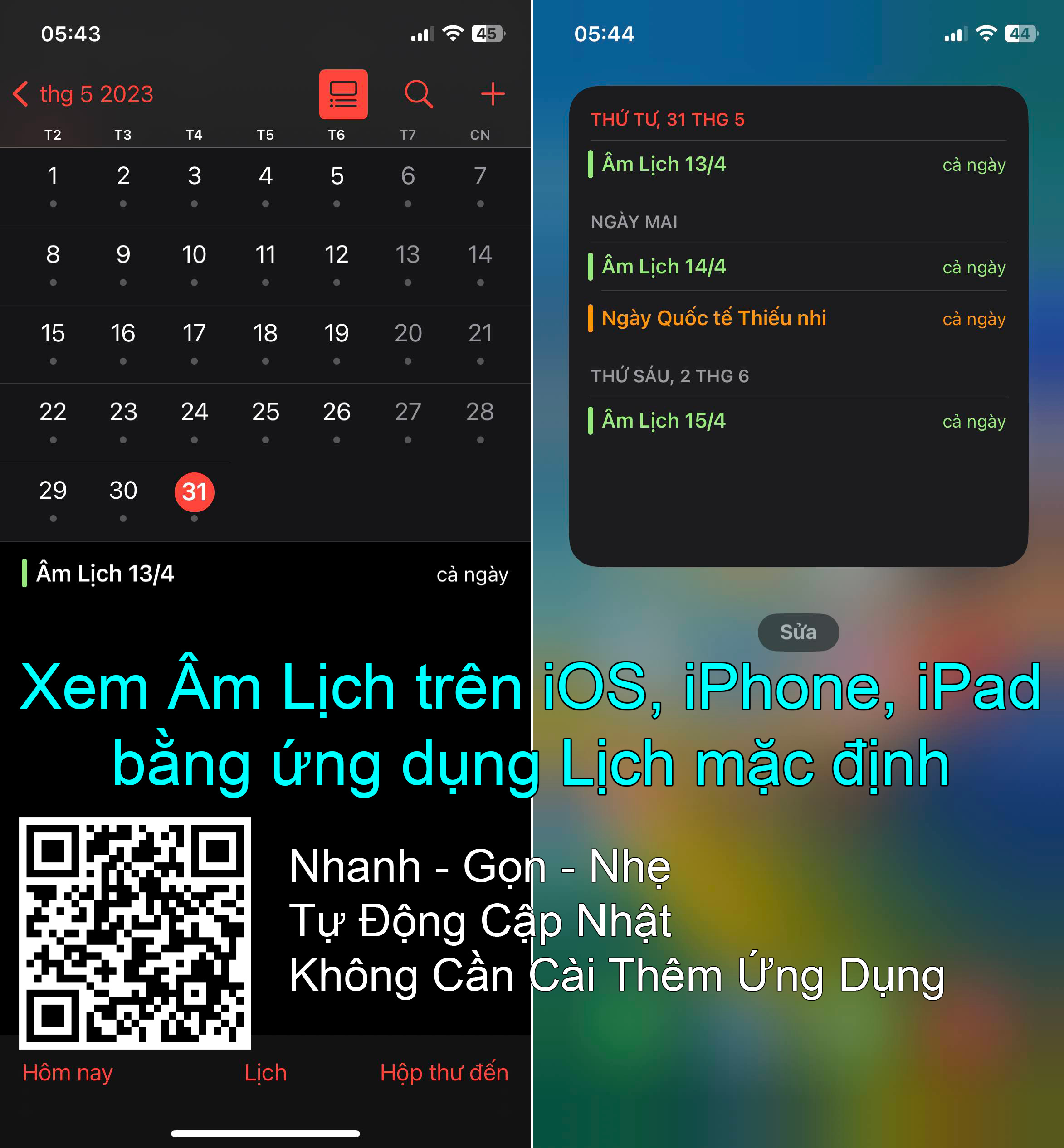 GitHub - xenvn/am-lich-ios: Âm Lịch Cho iOS, iPhone, iPad bằng ứng dụng Lịch mặc định