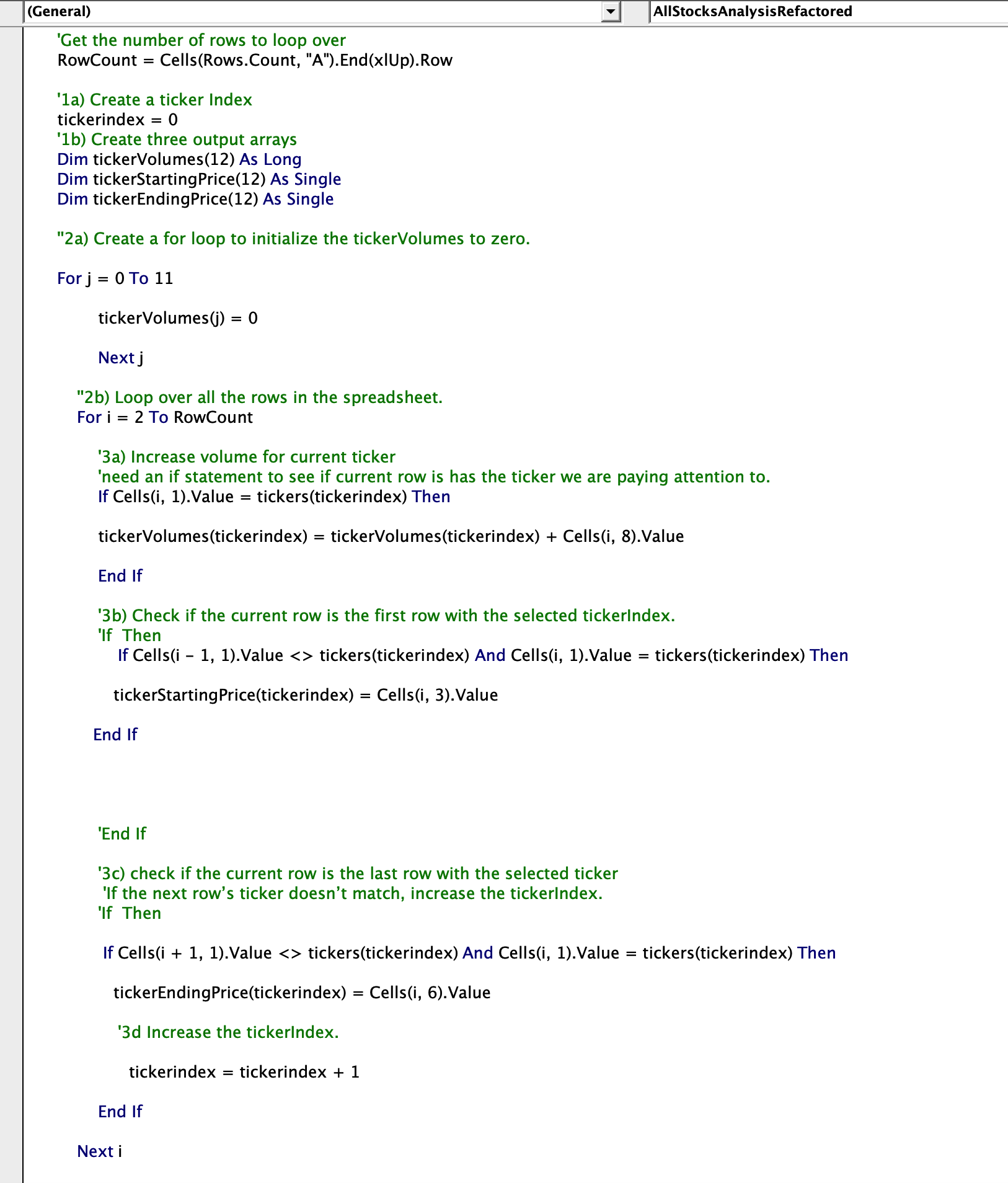 GitHub - Marshallcode08/Stock-Analysis: VBA Project