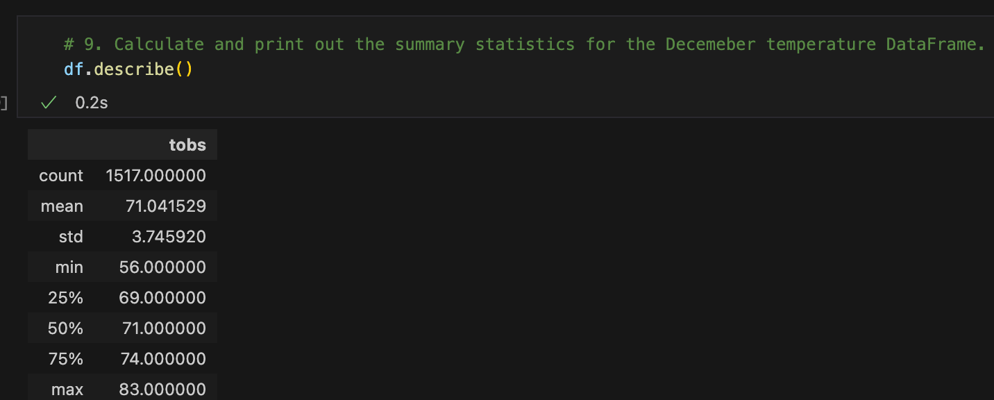 GitHub - Marshallcode08/Surf_up: SQL, Jupyter Notebook, and VSCode