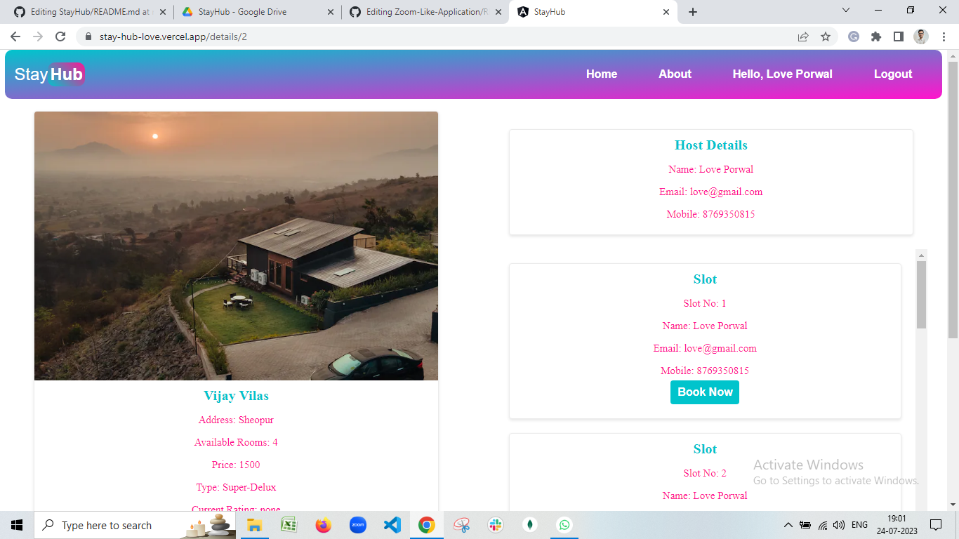 GitHub - love-porwal/StayHub: StayHub - Inspired by Airbnb: This is an ...