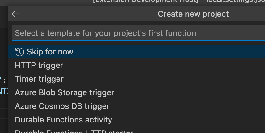Create new Java project includes a default http trigger function · Issue #81 · microsoft/vscode ...