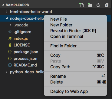 Remove repetitive actions when deploying · Issue #284 · microsoft/vscode-azureappservice · GitHub