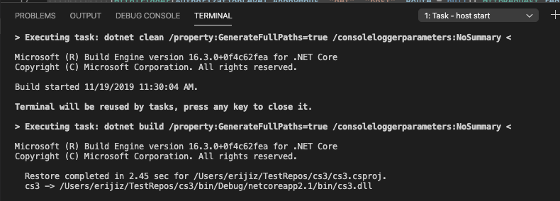 Failed To Start Debugging Task Build Failed With Exit Code 1 · Issue