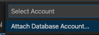 [Suggestion]Display 'No result/ Attach New Database Account' when there are no attached database ...
