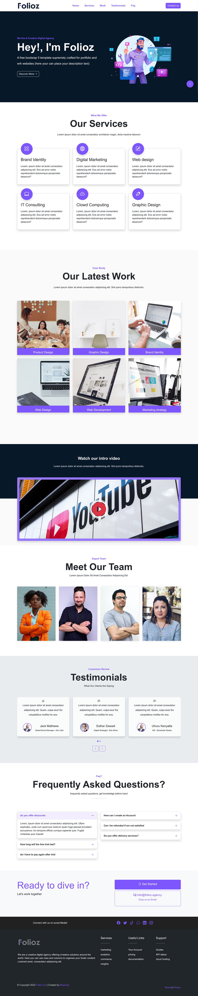 GitHub - MuriungiPatrick/folioz: A clean, modern and responsive ...