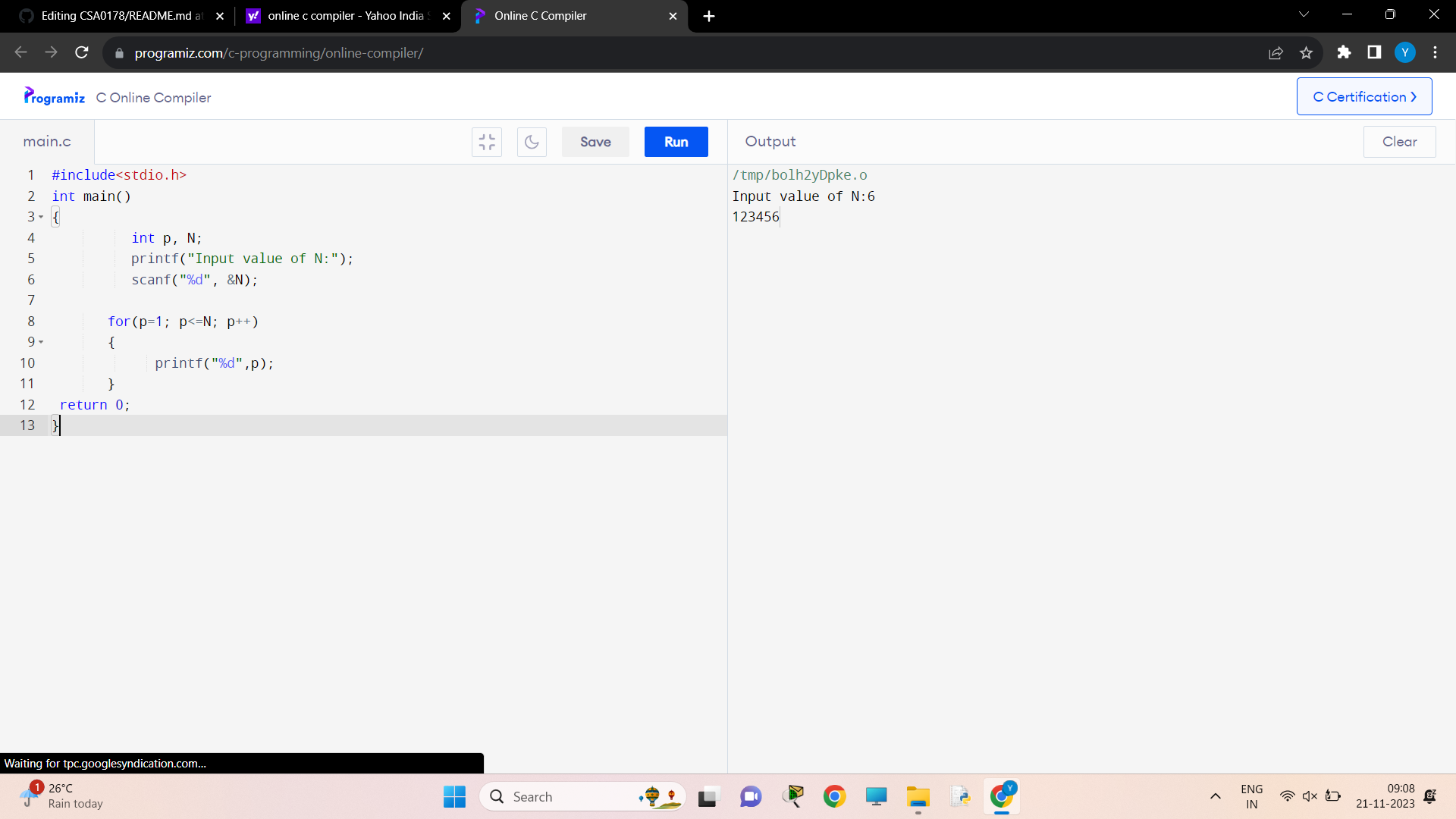 GitHub - yuvi444/CSA0178