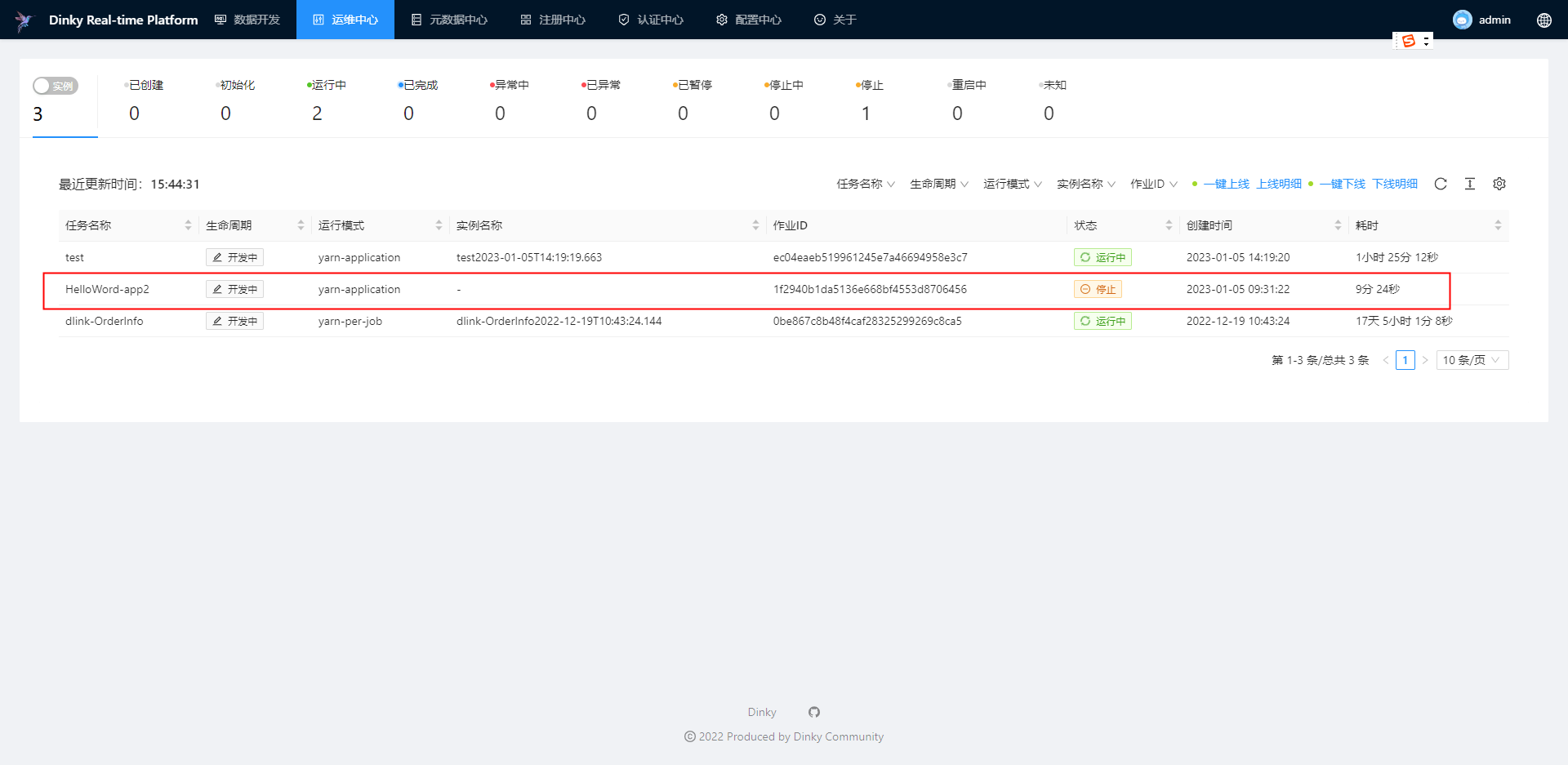 任务被kill掉很长时间了，在运维中心依然显示运行中 · Issue #1322 · DataLinkDC/dinky · GitHub