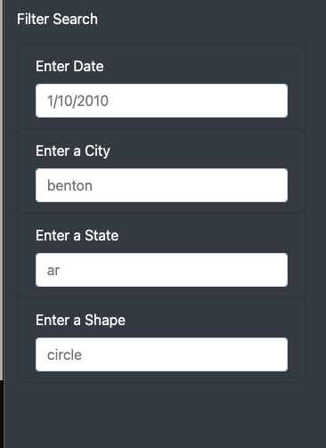 GitHub - timjb96/UFO-Sightings-Dashboard-HTML-and-JS---UCDCB-Module-12