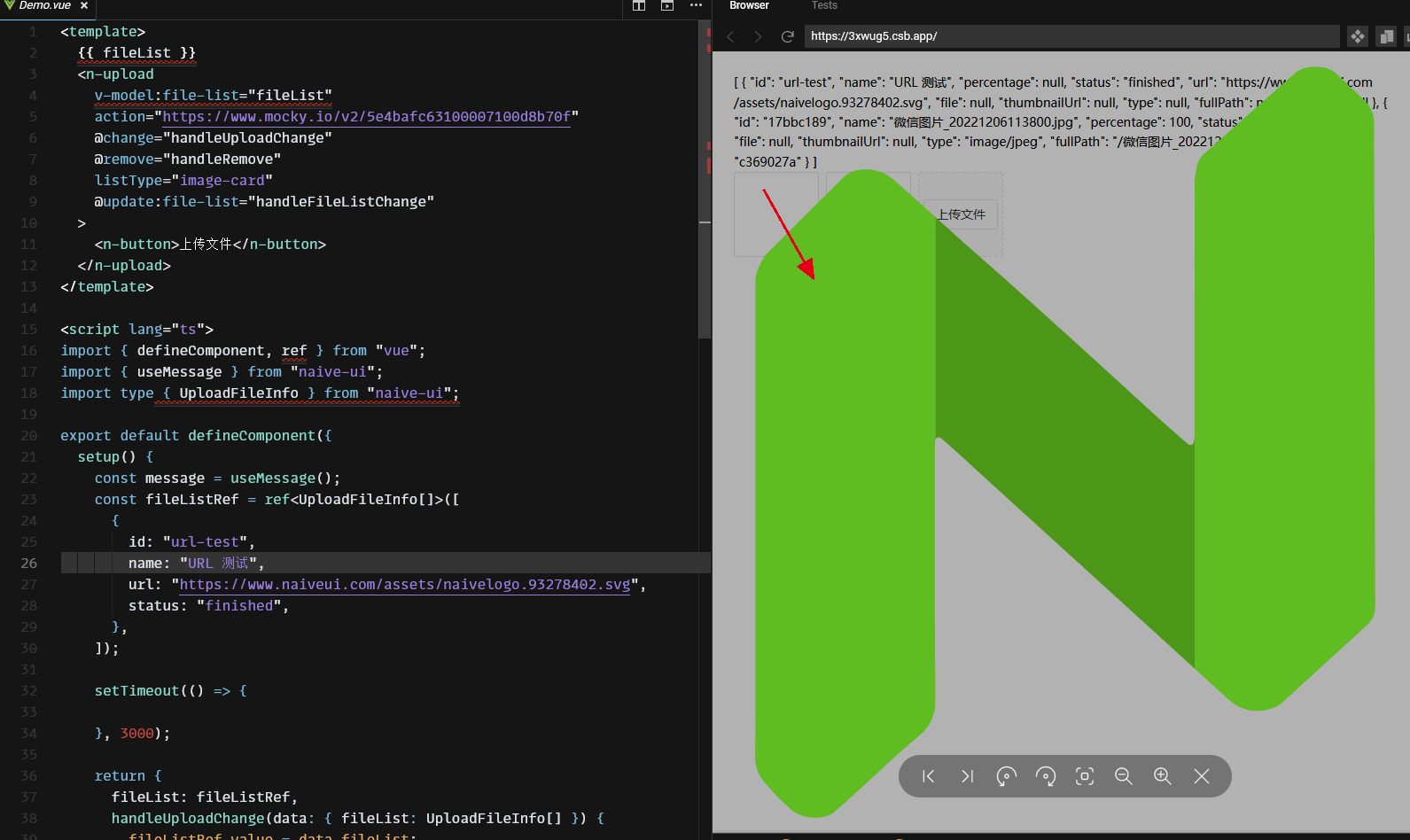N Upload 更改default File List,数据变更视图没有更新 · Issue 4151 · Tusen Ai Naive Ui · Github