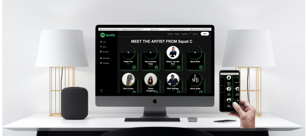 GitHub - zenitba/connect-your-tribe-squad-page: Redesign met je squad een squadpagina op basis ...