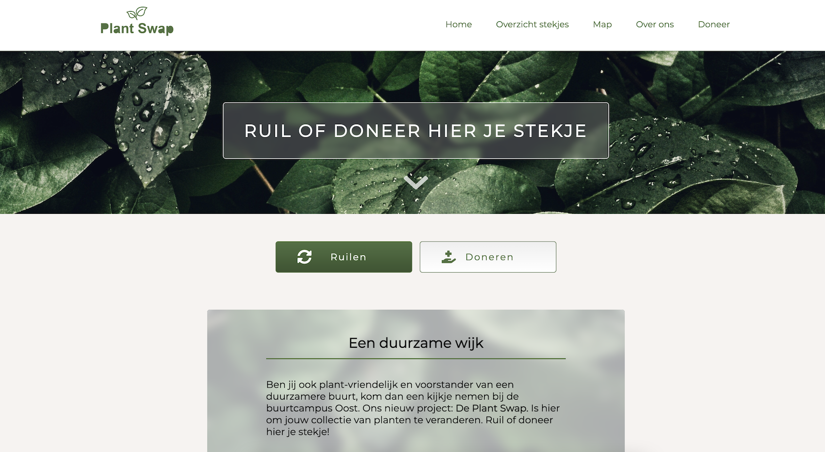 GitHub - JalalToufik/look-and-feel-Plant-Swap: Voor de opdrachtgever Buurtcampus Oost heb ik ...