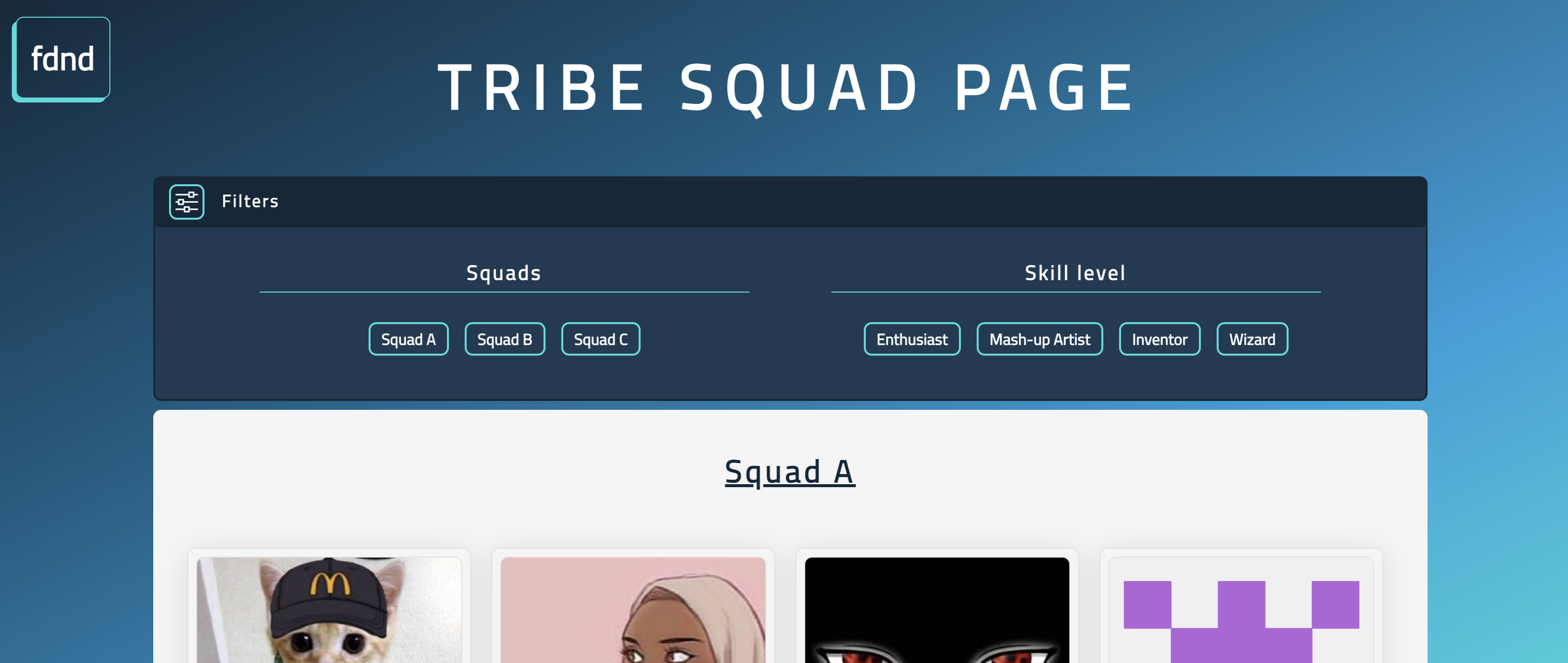 GitHub - JalalToufik/connect-your-tribe-squad-page: Redesign squad-pagina op basis van een ...