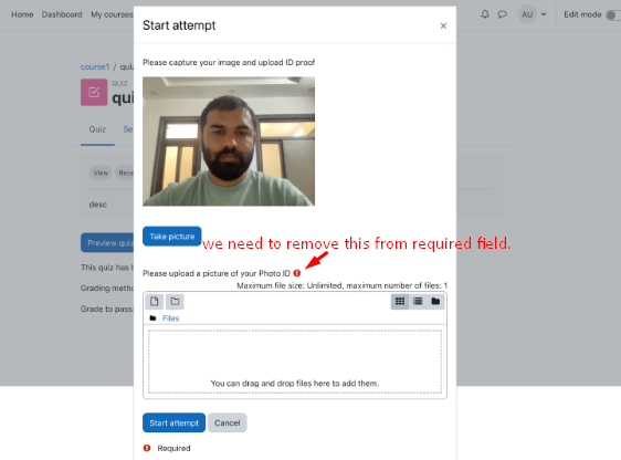 'Upload image' to be removed from a required field · Issue #46 · taketwotech/moodle-quizaccess ...