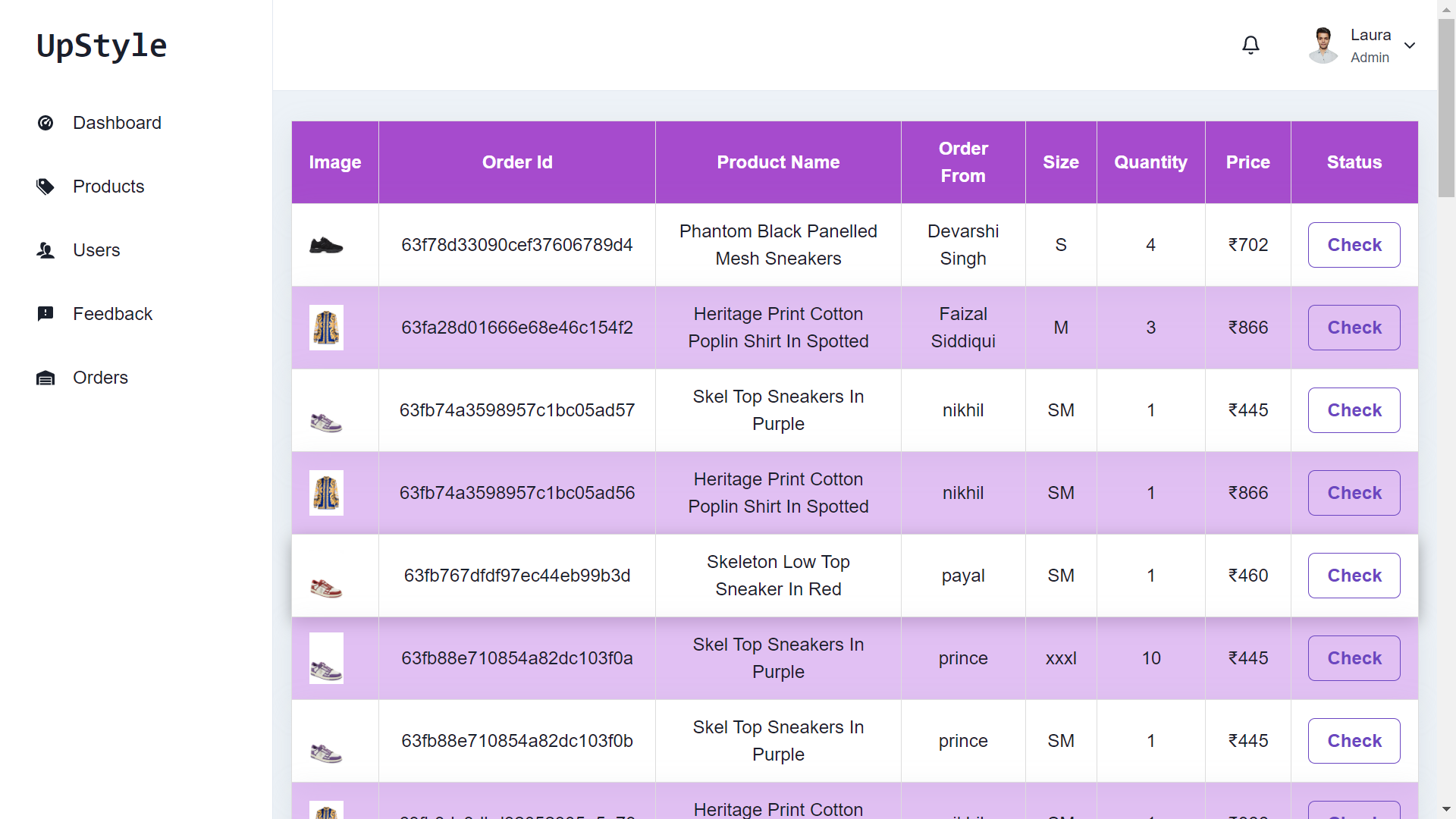GitHub - faizal-siddiqui/Upstyle: A Full Stack web store that provides user-interface that ...
