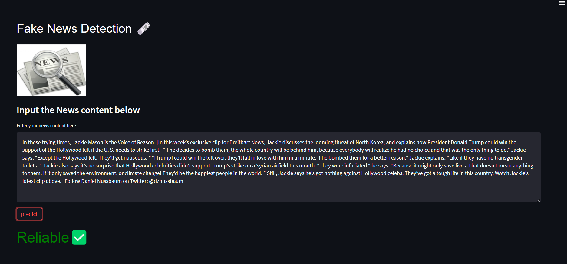 GitHub - anushka-sen-1627/Fake-News-Detection