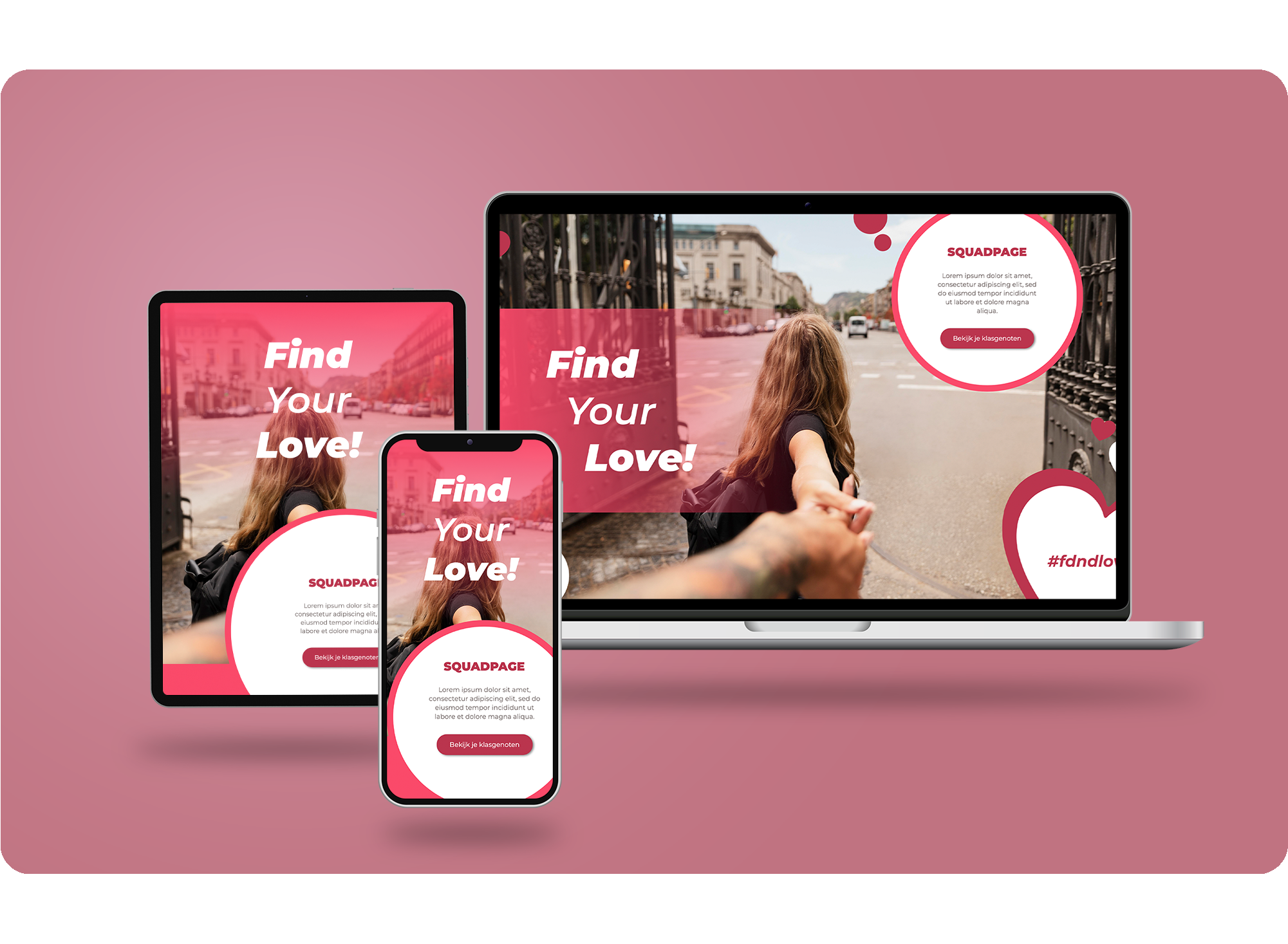 GitHub - rosahoffer/connect-your-tribe-squad-page: Redesign met je squad een squadpagina op ...