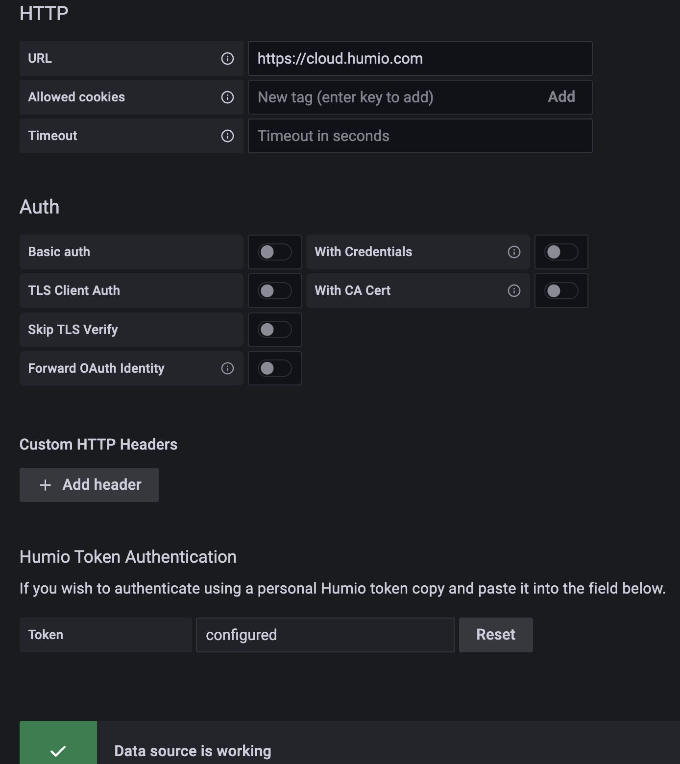 Check Health silently fails when wrong url used · Issue #12 · grafana/falconlogscale-datasource ...