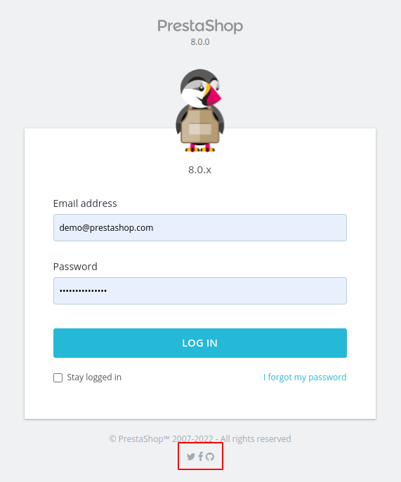 New Twitter Github Facebook logo in the authentication page · Issue #29884 · PrestaShop ...