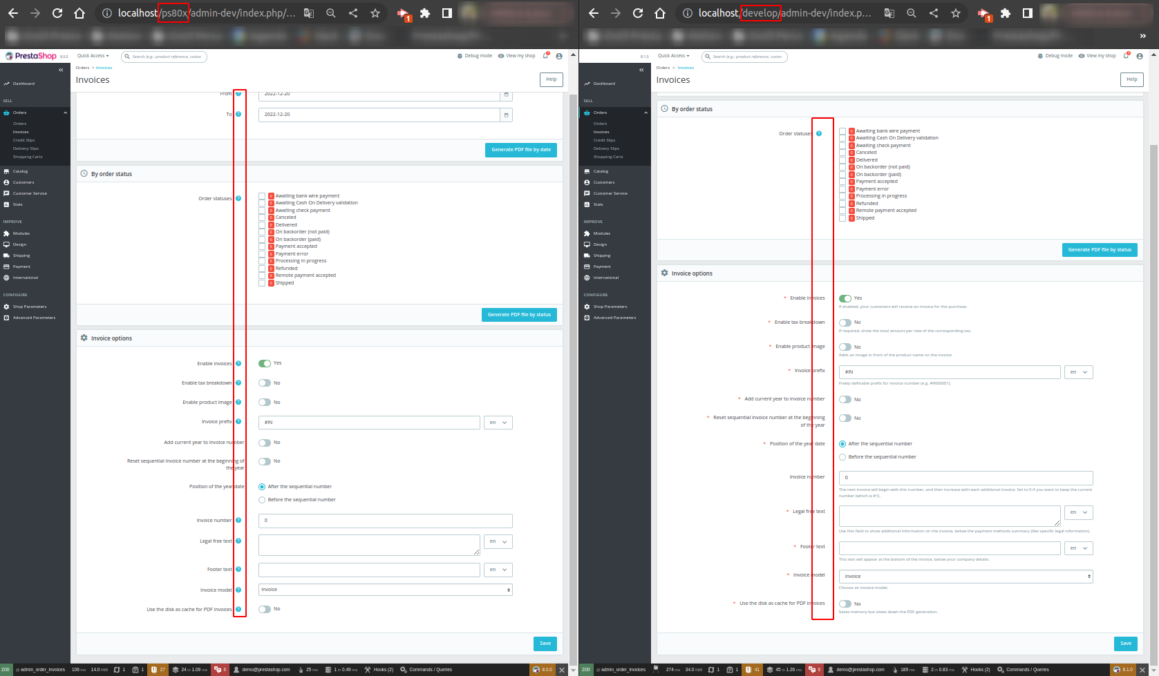 [BO - Invoices Page] Harmonize Helper Text Buttons · Issue #30632 · PrestaShop/PrestaShop · GitHub