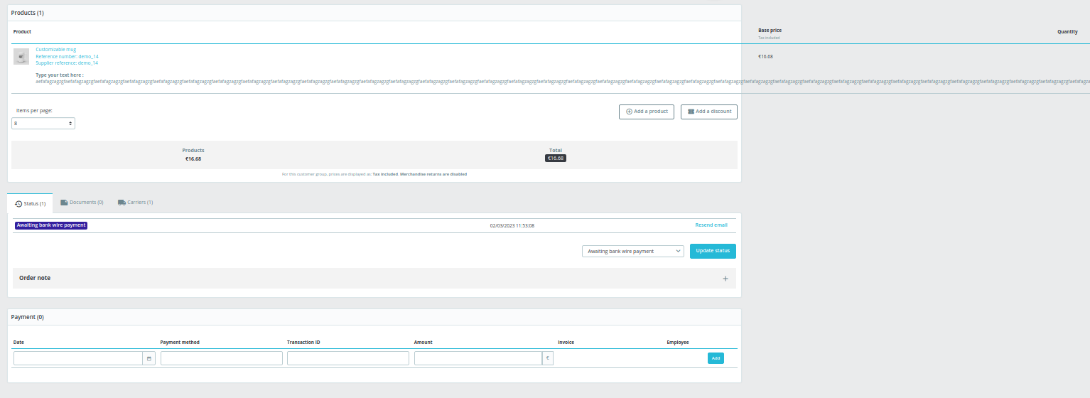 Display problem with a very long customizable field without space · Issue #31183 · PrestaShop ...