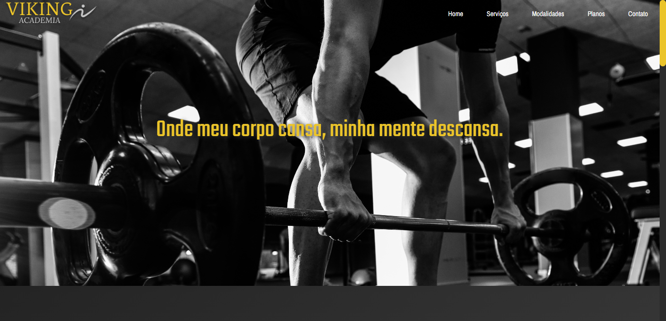 GitHub - karenlmoraes/Viking-Academia: Site criado para uma Academia "fictícia" local ...