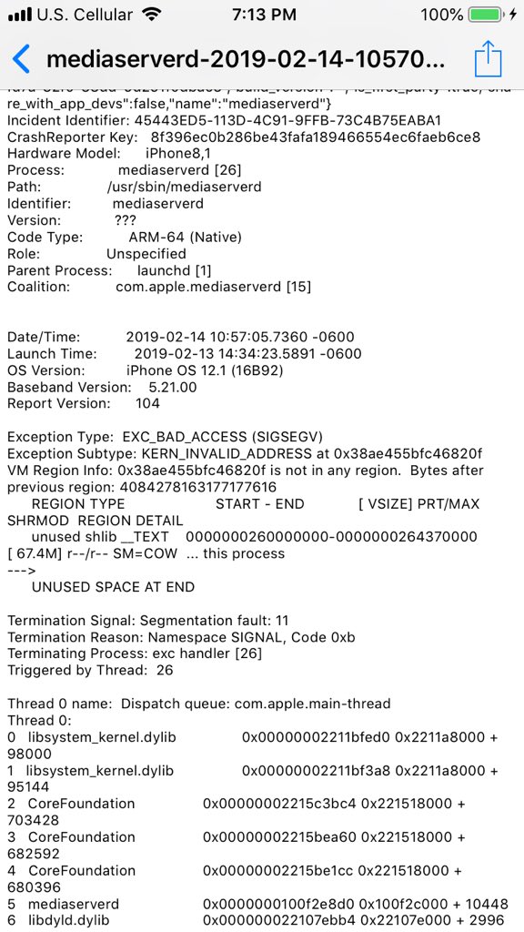 com.apple.MobileSMS Crash buggy on b29 but semi works | Completely ...