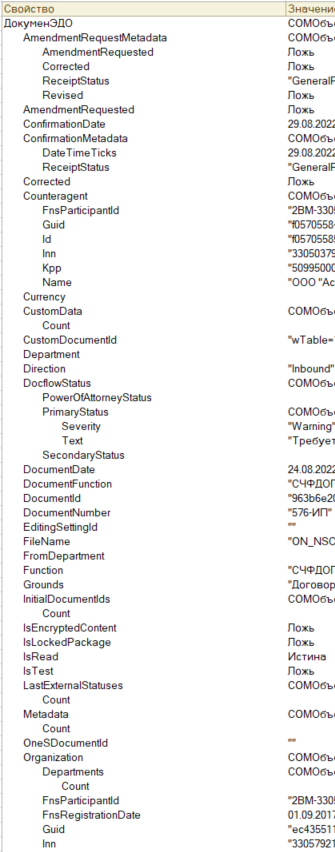 Получение содержимого таблицы документа · Issue #839 · diadoc/diadocsdk-1c-docs · GitHub