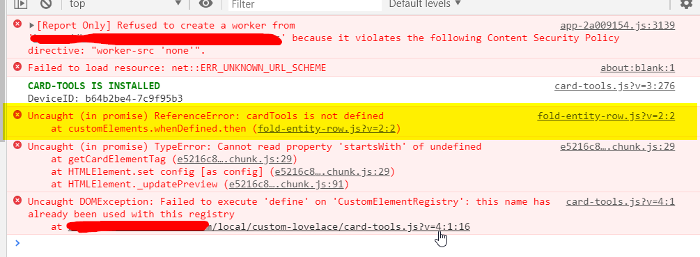Custom Element Doesnt Exist Fold Entity Row · Issue 36