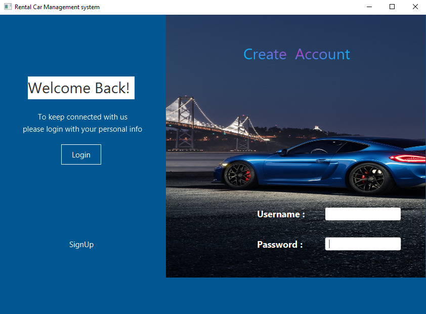 GitHub - farahassaf-25/Rental-Car-Management-System: A desktop ...