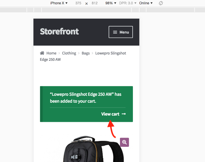 Update Notice HTML so button goes "after" the notice text in the html ...