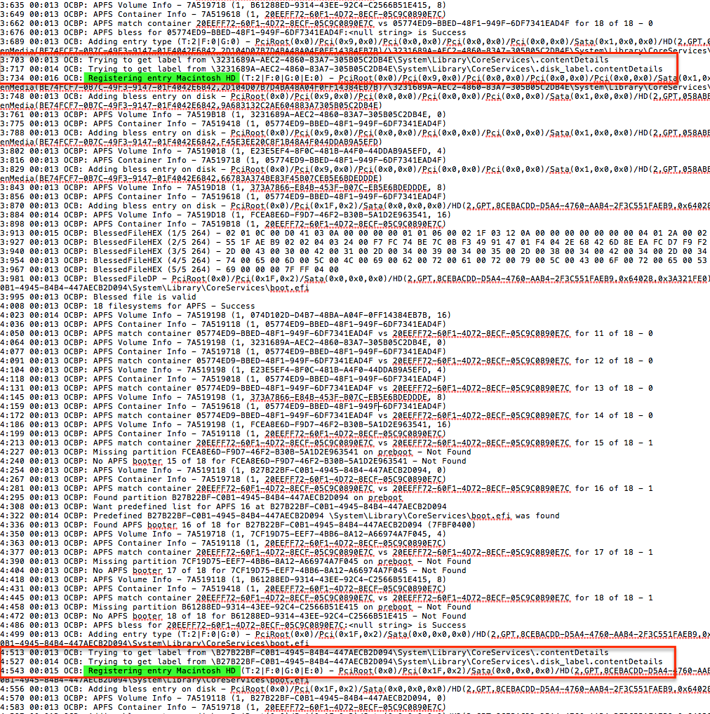 OC v059 Misidentifies Cloned Drive after Applying SecUpd2020-003 · Issue #957 · acidanthera ...