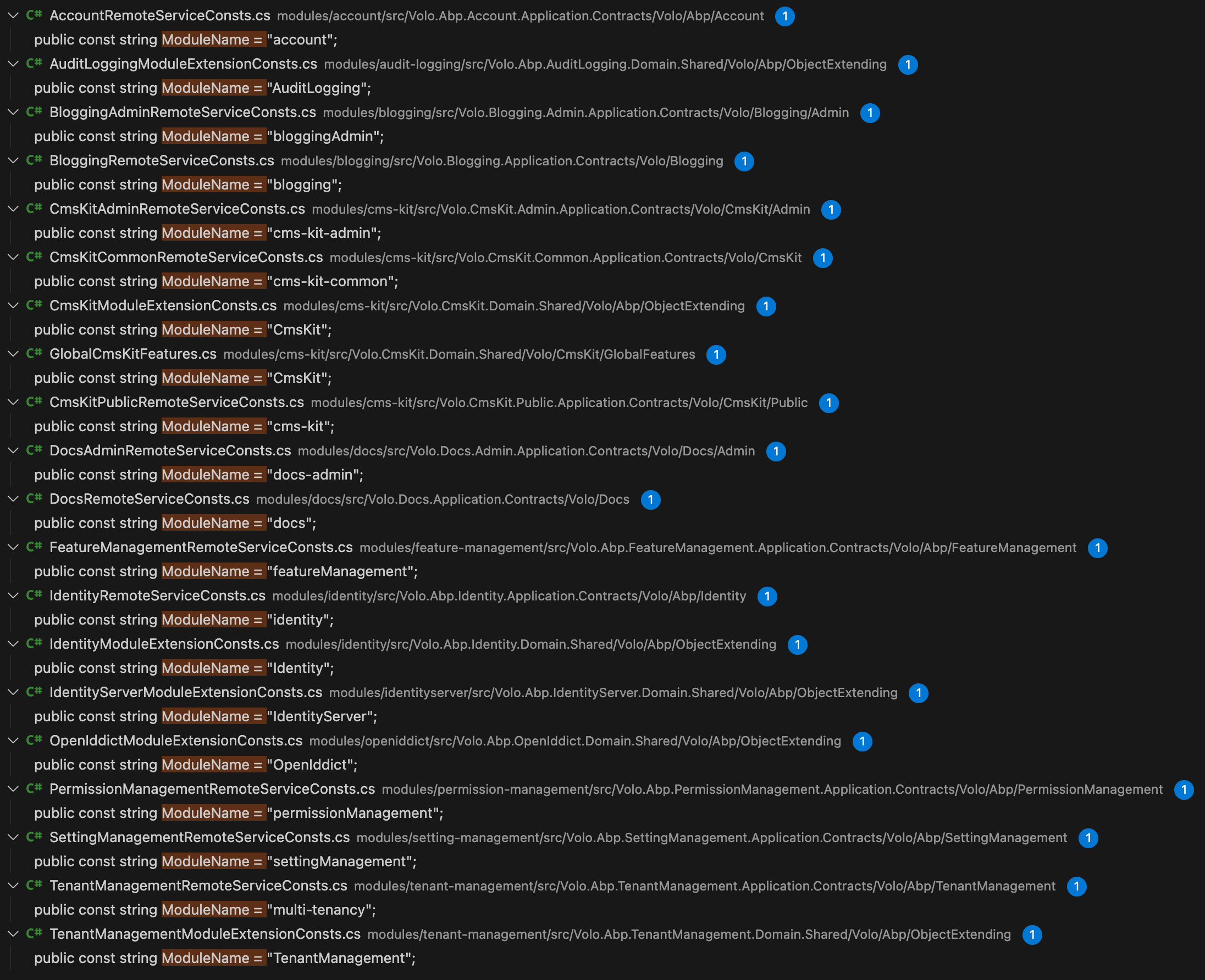 Naming Rule Of Modulename · Issue 16778 · Abpframework Abp · Github