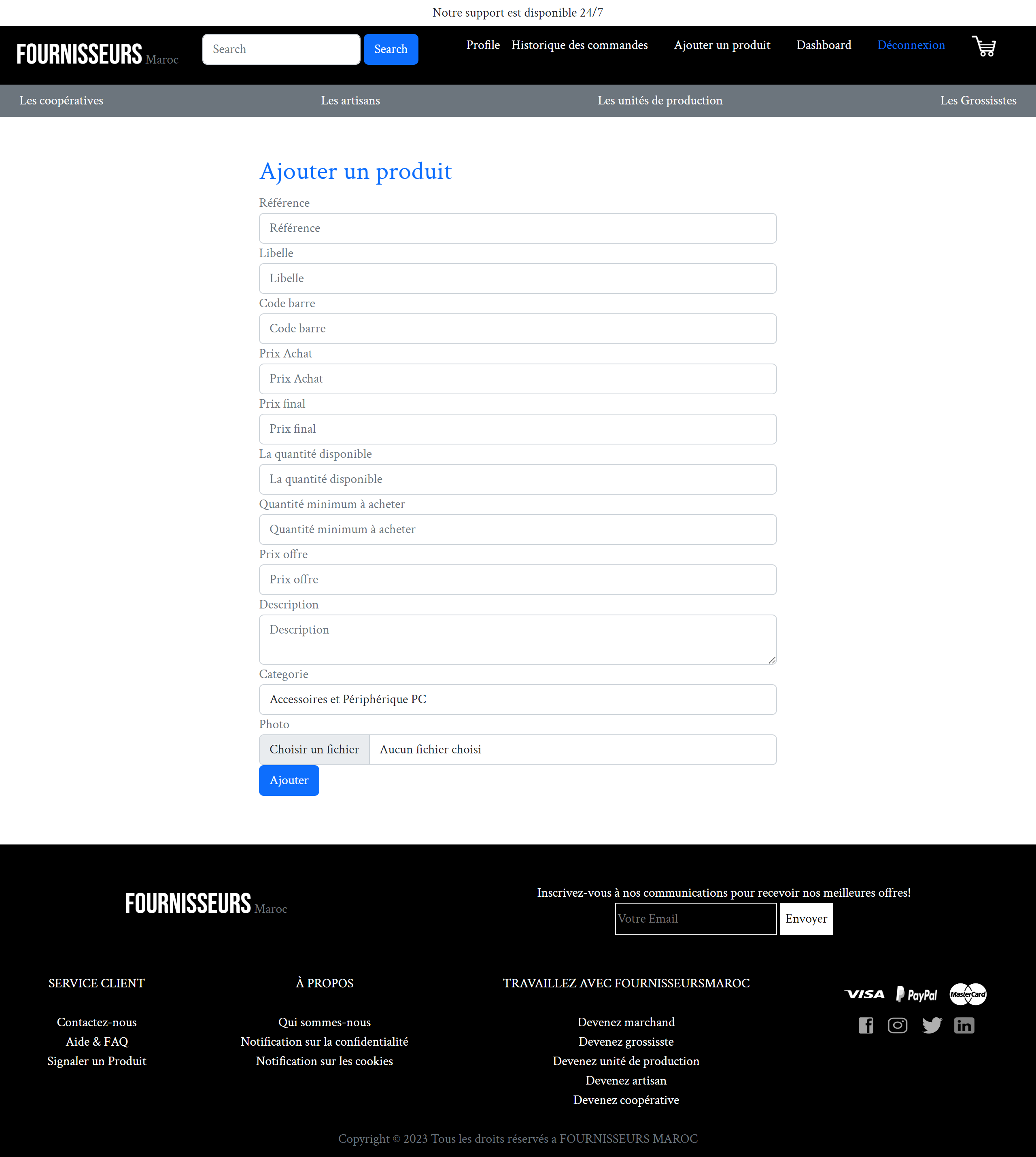 GitHub - ElHakikAmina/fournisseurs