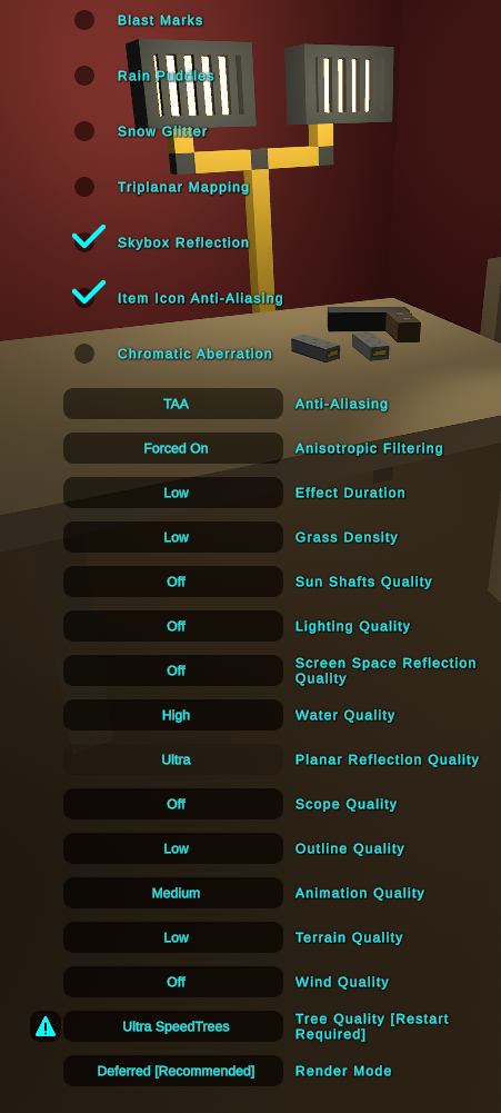 TAA outline blur through objects · Issue #3674 · SmartlyDressedGames/Unturned-3.x-Community · GitHub