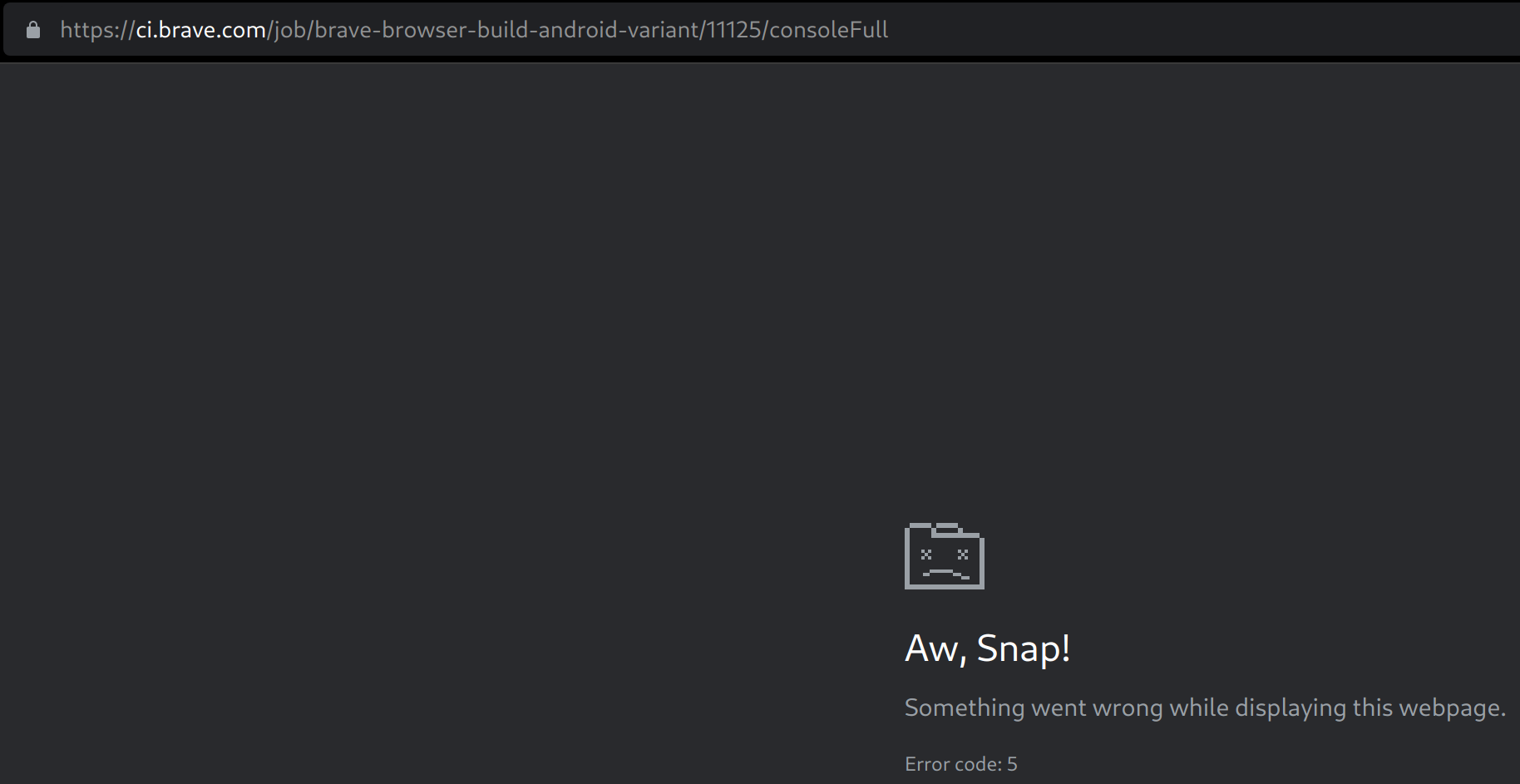 Opening large files in the browser can cause tab crashes and bad ...