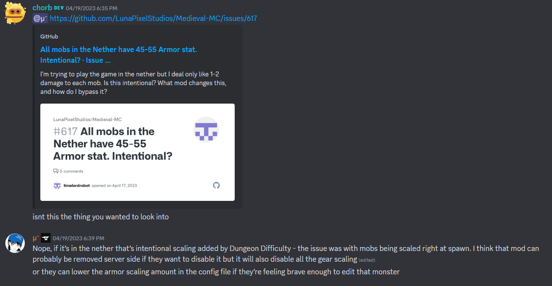 All mobs in the Nether have 45-55 Armor stat. Intentional? · Issue #617 · LunaPixelStudios ...