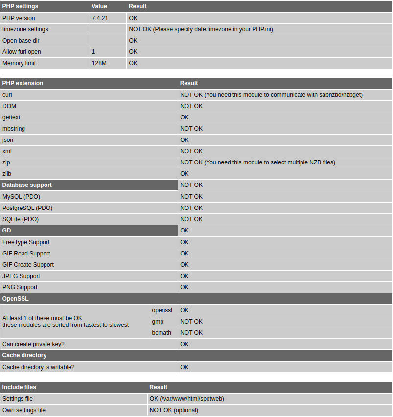 Fatal Error · Issue #712 · spotweb/spotweb · GitHub