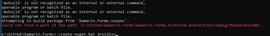 Building 350 Fails On Monoandroid81 · Issue 5178 · Xamarinxamarinforms · Github