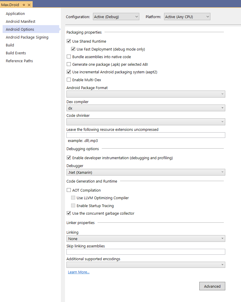 [Bug] Illegal characters in path on Android after update to VS 16.5.0 · Issue #9996 · xamarin ...